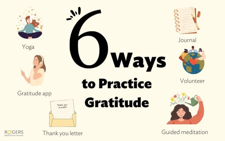 Gratitude and mental health benefits | Rogers Behavioral Health
